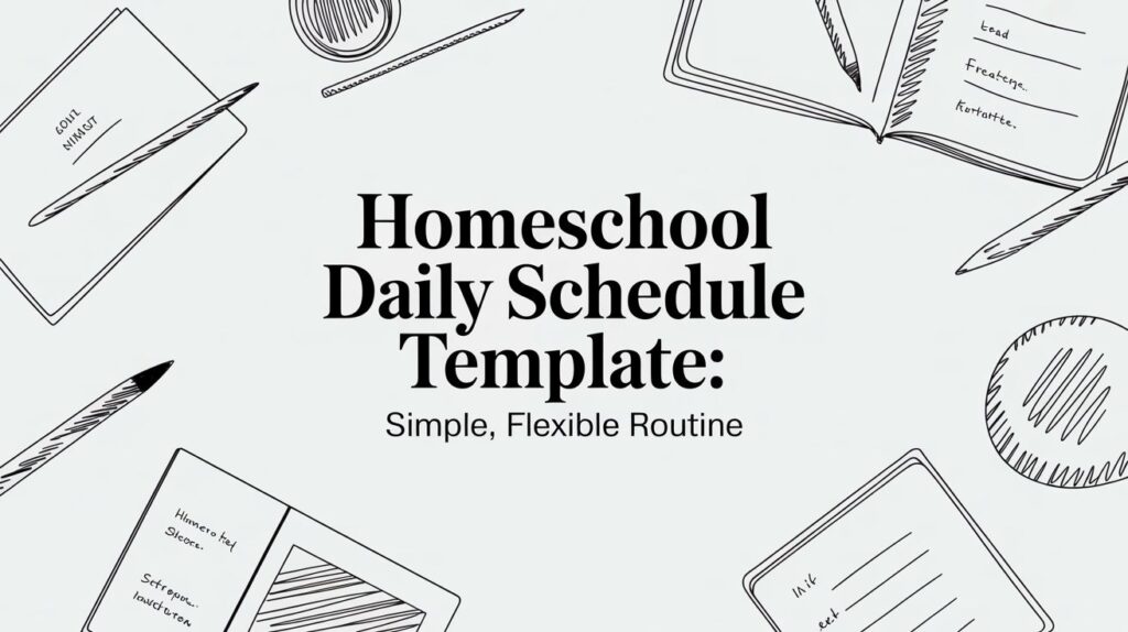 Homeschool Daily Schedule Template: Simple, Flexible Routine